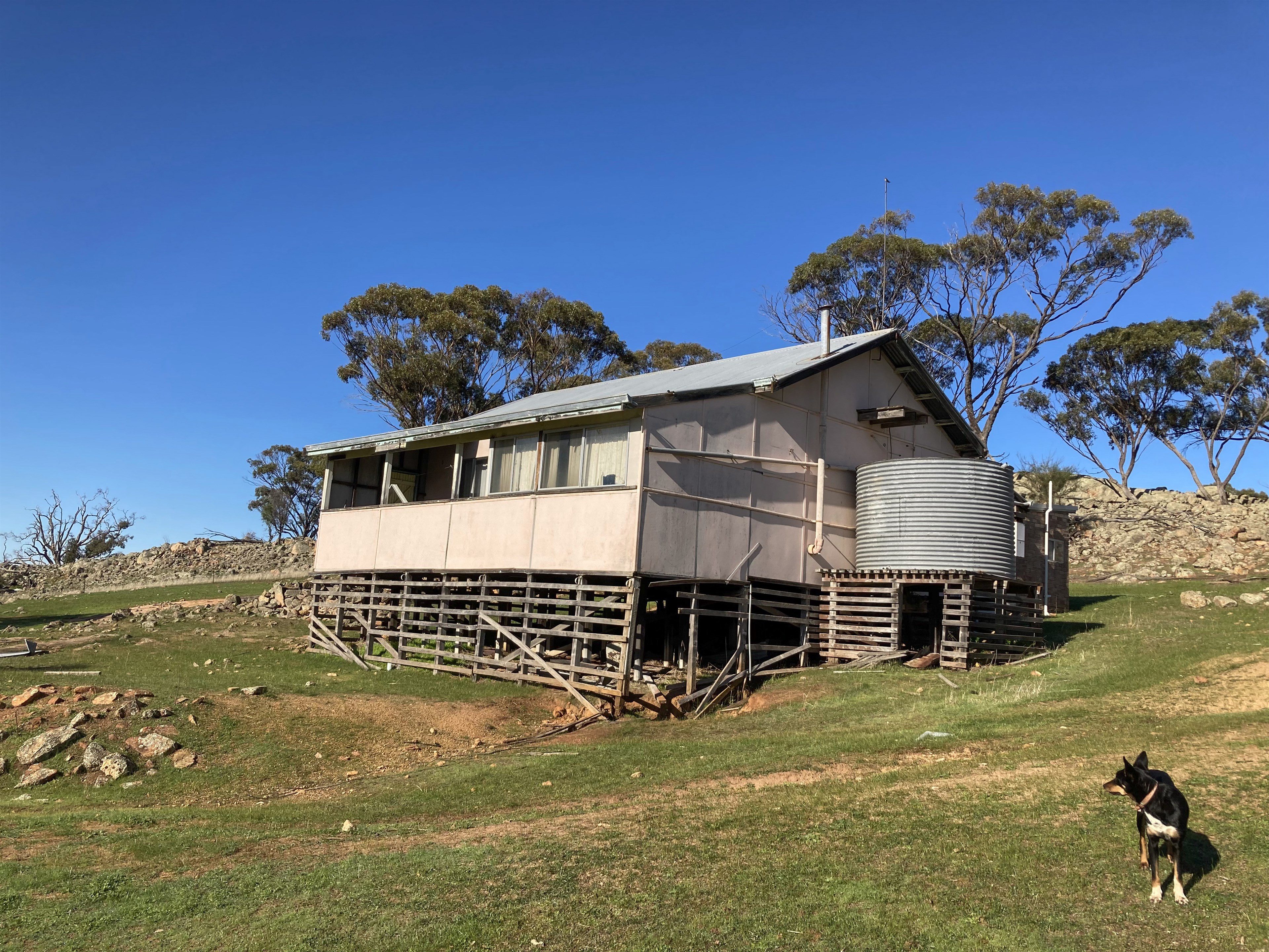 Locations Hub - Tachbrook Outbuildings - stone stable, old fibro house